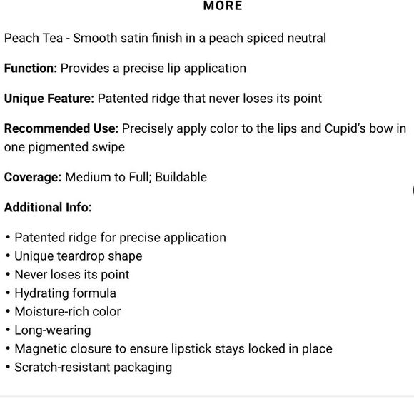 Sephora | Makeup | Pick 22 Sigma Peach Tea Infinity Point Lipstick New ...